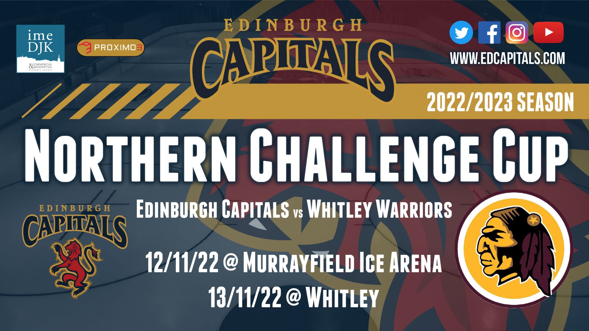 Caps Face Warriors Over One Weekend – Edinburgh Capitals