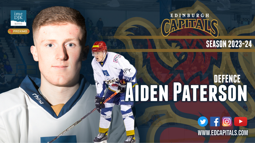 D-man Aiden Signs On – Edinburgh Capitals
