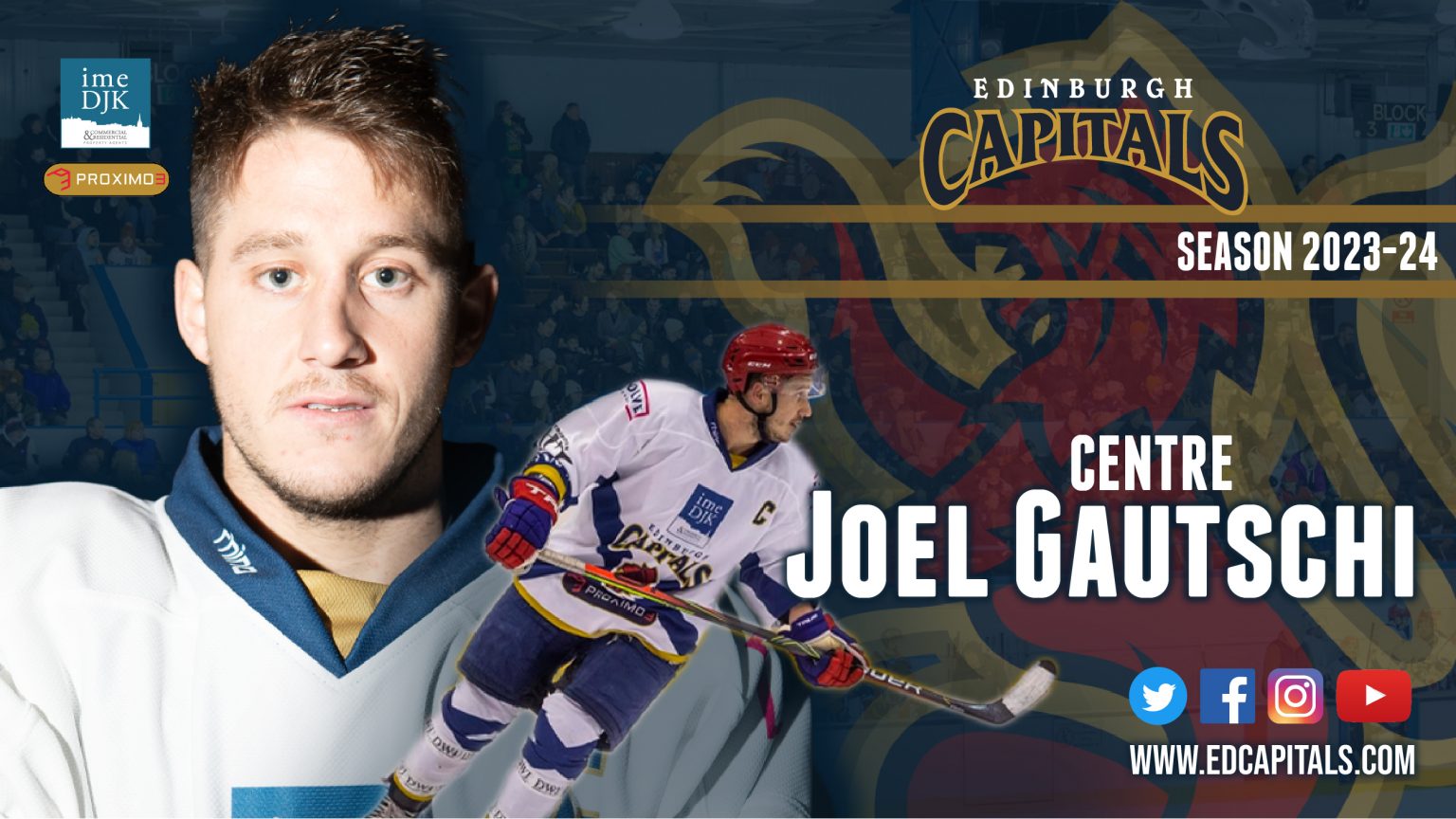 Captain Joel Back Onboard – Edinburgh Capitals
