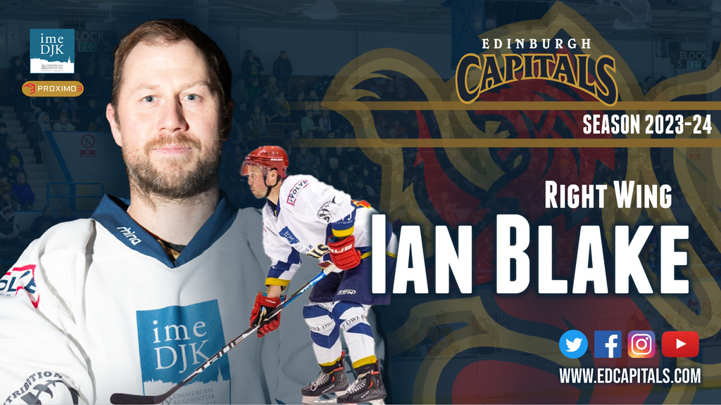 Blakey Returns For Another Year – Edinburgh Capitals