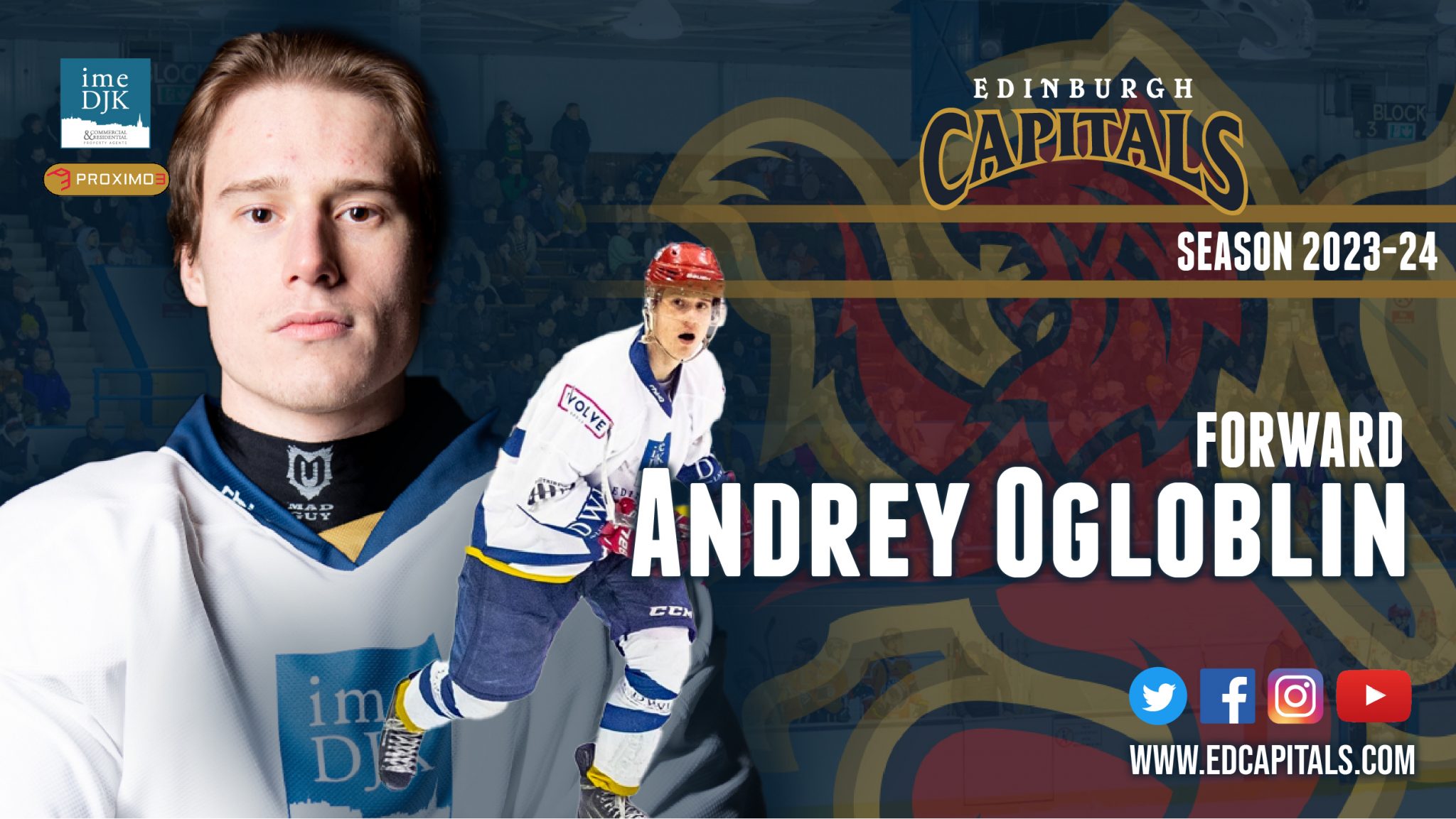Russian Forward Andrey Returns – Edinburgh Capitals